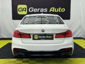 White BMW 520 2017 in Vilnius, with an engine capacity of 2.00 L and mileage of 200 thousand km for 21800 €, photo 6 on AUTOMOTO.COM.LV