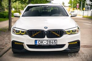 White BMW 520 2018 in Riga, with an engine capacity of 2.00 L and mileage of 0 thousand km for 18990 €, photo 3 on AUTOMOTO.COM.LV