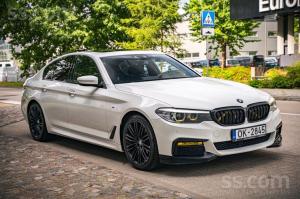 White BMW 520 2018 in Riga, with an engine capacity of 2.00 L and mileage of 0 thousand km for 18990 €, photo 4 on AUTOMOTO.COM.LV