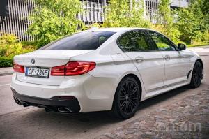 White BMW 520 2018 in Riga, with an engine capacity of 2.00 L and mileage of 0 thousand km for 18990 €, photo 5 on AUTOMOTO.COM.LV