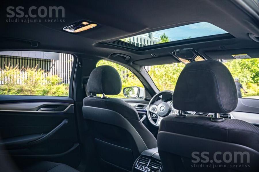 White BMW 520 2018 in Riga, with an engine capacity of 2.00 L and mileage of 0 thousand km for 18990 €, photo 12 on AUTOMOTO.COM.LV
