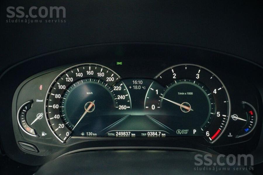 White BMW 520 2018 in Riga, with an engine capacity of 2.00 L and mileage of 0 thousand km for 18990 €, photo 14 on AUTOMOTO.COM.LV