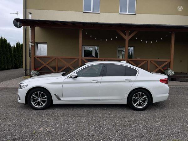 White BMW 520 2018 in Kursenai, with an engine capacity of 2.00 L and mileage of 120 thousand km for 18100 €, photo 4 on AUTOMOTO.COM.LV
