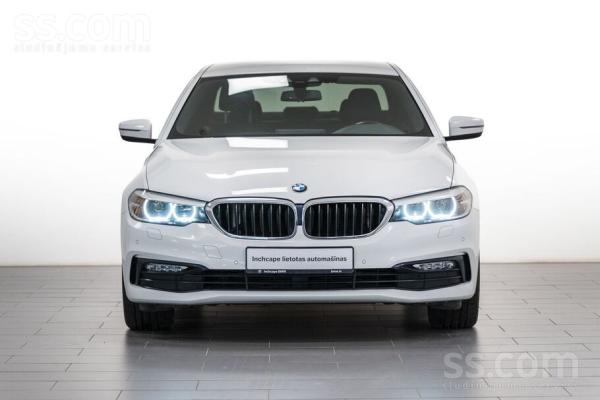White BMW 520 2018 in Riga, with an engine capacity of 2.00 L and mileage of 87 thousand km for 23500 €, photo 6 on AUTOMOTO.COM.LV