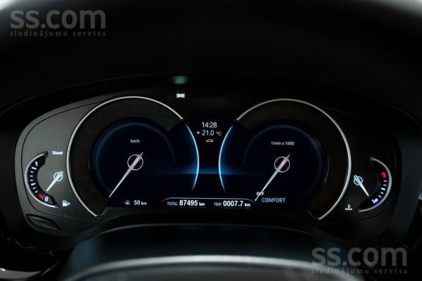 White BMW 520 2018 in Riga, with an engine capacity of 2.00 L and mileage of 87 thousand km for 23500 €, photo 8 on AUTOMOTO.COM.LV