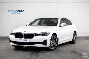 Balts BMW 520 2022 Viļņa, ar dzinēja tilpumu 2.00 L un nobraukumu 97 tūkst. km par 32881 €, foto  vietnē AUTOMOTO.COM.LV