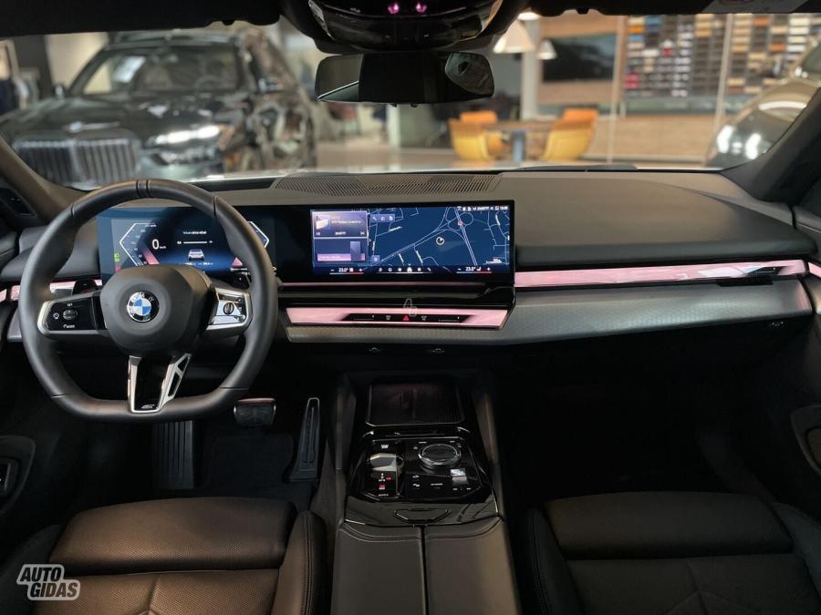 White BMW 520 2025 in Klaipeda, with an engine capacity of 2.00 L and mileage of 20 thousand km for 59771 €, photo 13 on AUTOMOTO.COM.LV