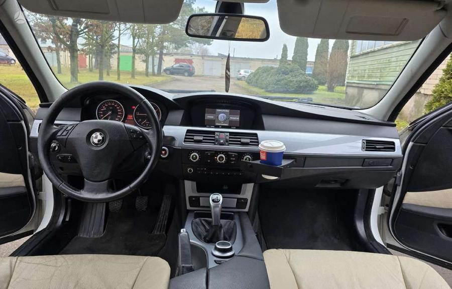 Balts BMW 520 2007 Radviliškis, ar dzinēja tilpumu 2.00 L un nobraukumu 298 tūkst. km par 3200 €, foto 7 vietnē AUTOMOTO.COM.LV