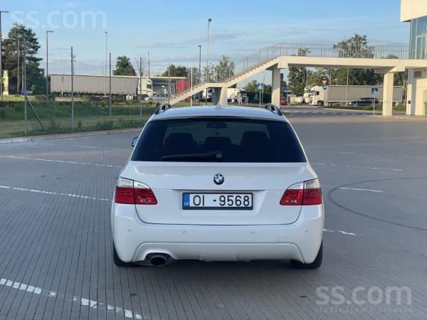 White BMW 520 2007 in Rezekne, with an engine capacity of 2.00 L and mileage of 0 thousand km for 6500 €, photo 8 on AUTOMOTO.COM.LV