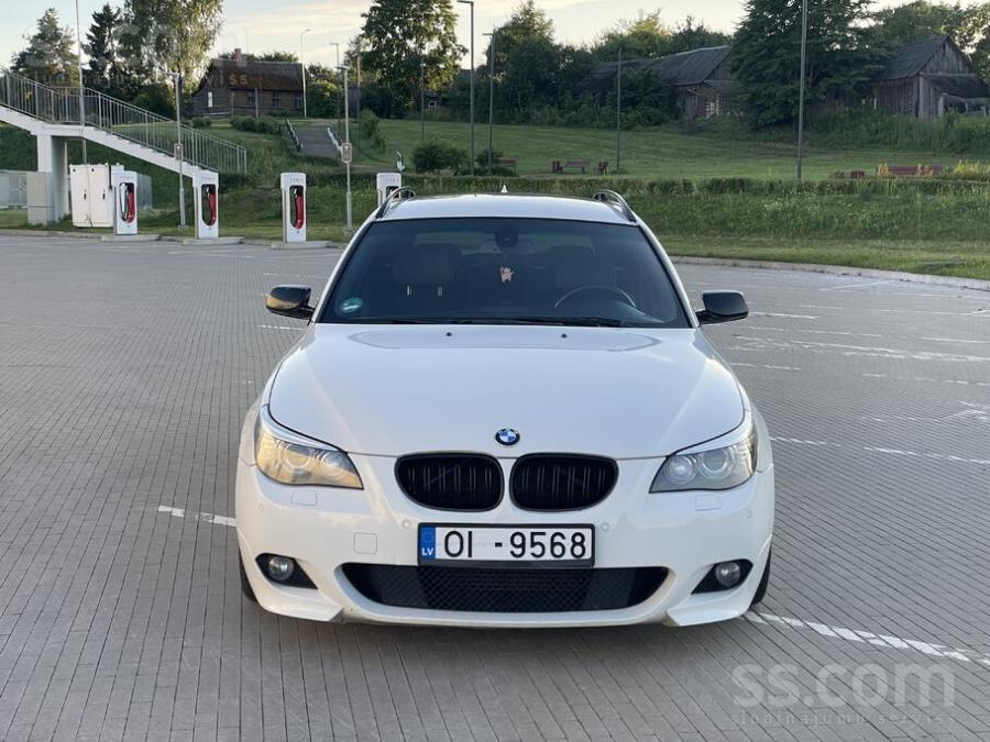 White BMW 520 2007 in Rezekne, with an engine capacity of 2.00 L and mileage of 0 thousand km for 6500 €, photo 6 on AUTOMOTO.COM.LV