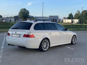 White BMW 520 2007 in Rezekne, with an engine capacity of 2.00 L and mileage of 0 thousand km for 6500 €, photo 7 on AUTOMOTO.COM.LV