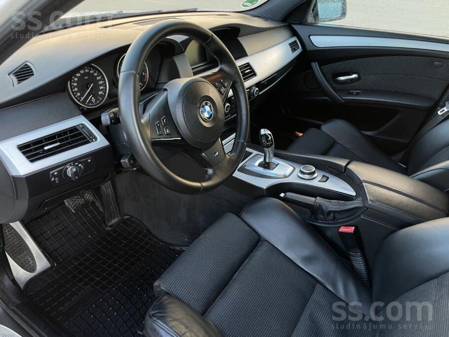 White BMW 520 2007 in Rezekne, with an engine capacity of 2.00 L and mileage of 0 thousand km for 6500 €, photo 13 on AUTOMOTO.COM.LV