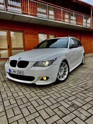 White BMW 520 2008 in Marijampole, with an engine capacity of 2.00 L and mileage of 331 thousand km for 4750 €, photo  on AUTOMOTO.COM.LV
