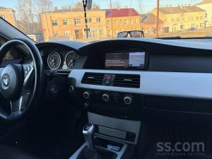 White BMW 520 2008 in Rezekne, with an engine capacity of 2.00 L and mileage of 294 thousand km for 4700 €, photo 5 on AUTOMOTO.COM.LV