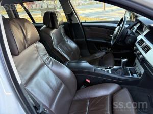 White BMW 520 2008 in Rezekne, with an engine capacity of 2.00 L and mileage of 294 thousand km for 4700 €, photo 7 on AUTOMOTO.COM.LV