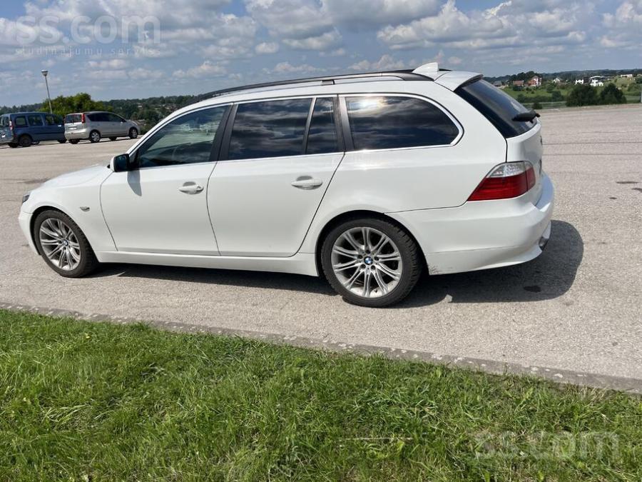 Balts BMW 520 2008 Saldus, ar dzinēja tilpumu 2.00 L un nobraukumu 341 tūkst. km par 4650 €, foto 4 vietnē AUTOMOTO.COM.LV