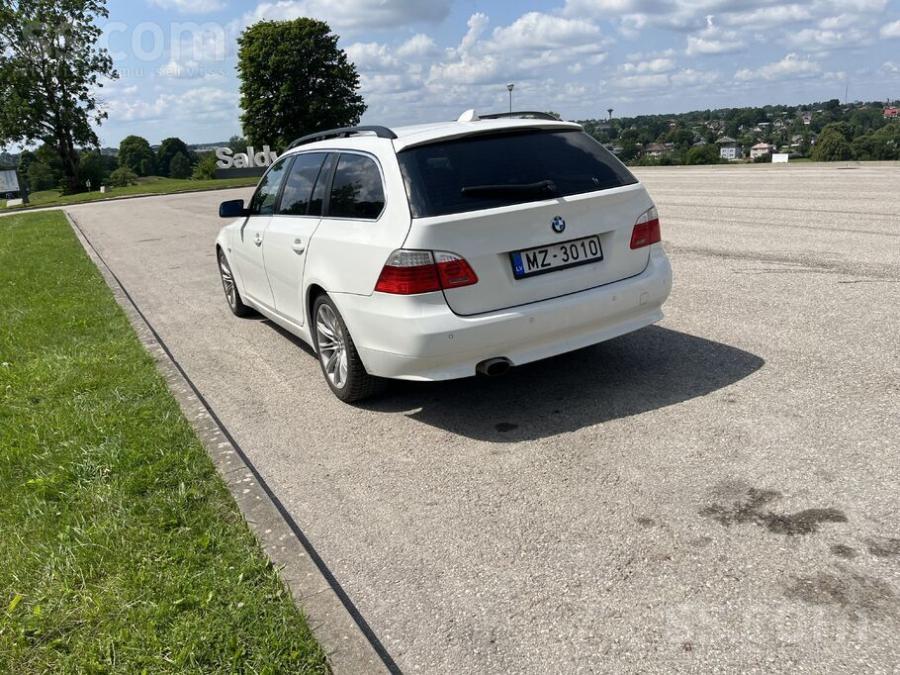 Balts BMW 520 2008 Saldus, ar dzinēja tilpumu 2.00 L un nobraukumu 341 tūkst. km par 4650 €, foto 5 vietnē AUTOMOTO.COM.LV