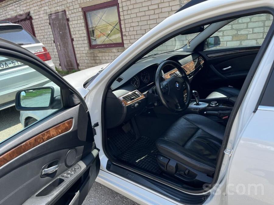 Balts BMW 520 2008 Saldus, ar dzinēja tilpumu 2.00 L un nobraukumu 341 tūkst. km par 4650 €, foto 12 vietnē AUTOMOTO.COM.LV