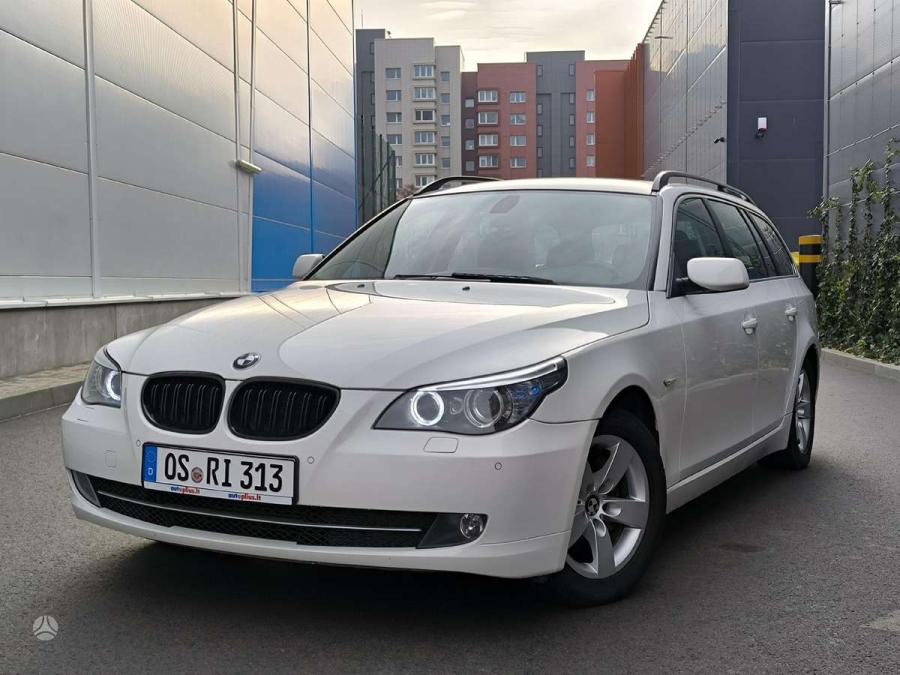 Balts BMW 520 2009 Klaipėda, ar dzinēja tilpumu 2.00 L un nobraukumu 246 tūkst. km par 5555 €, foto 12 vietnē AUTOMOTO.COM.LV