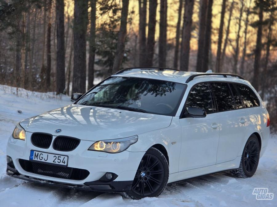 White BMW 520 2009 in Radviliskis, with an engine capacity of 2.00 L and mileage of 339 thousand km for 5900 €, photo 2 on AUTOMOTO.COM.LV