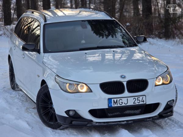 White BMW 520 2009 in Radviliskis, with an engine capacity of 2.00 L and mileage of 339 thousand km for 5900 €, photo 4 on AUTOMOTO.COM.LV