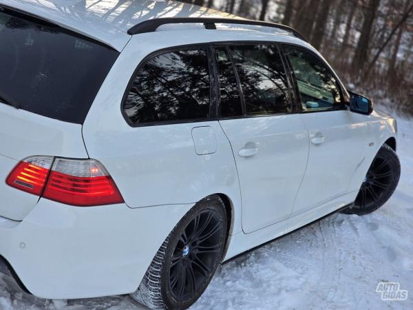 White BMW 520 2009 in Radviliskis, with an engine capacity of 2.00 L and mileage of 339 thousand km for 5900 €, photo 8 on AUTOMOTO.COM.LV