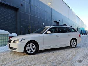 White BMW 520 2009 in Klaipeda, with an engine capacity of 2.00 L and mileage of 246 thousand km for 5550 €, photo 4 on AUTOMOTO.COM.LV