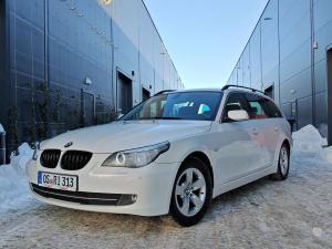 White BMW 520 2009 in Klaipeda, with an engine capacity of 2.00 L and mileage of 246 thousand km for 5550 €, photo 5 on AUTOMOTO.COM.LV