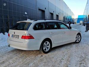 White BMW 520 2009 in Klaipeda, with an engine capacity of 2.00 L and mileage of 246 thousand km for 5550 €, photo 8 on AUTOMOTO.COM.LV