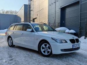 White BMW 520 2009 in Klaipeda, with an engine capacity of 2.00 L and mileage of 246 thousand km for 5550 €, photo 11 on AUTOMOTO.COM.LV