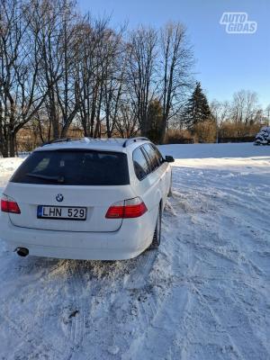 White BMW 520 2009 in Vilnius, with an engine capacity of 2.00 L and mileage of 274 thousand km for 4150 €, photo 3 on AUTOMOTO.COM.LV