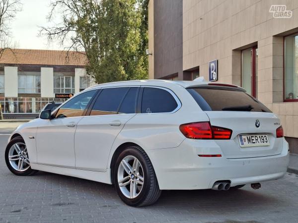 White BMW 520 2010 in Silute, with an engine capacity of 2.00 L and mileage of 321 thousand km for 7200 €, photo 9 on AUTOMOTO.COM.LV