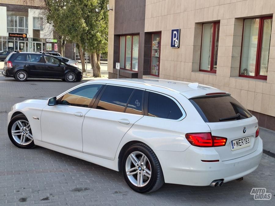 White BMW 520 2010 in Silute, with an engine capacity of 2.00 L and mileage of 321 thousand km for 7200 €, photo 3 on AUTOMOTO.COM.LV