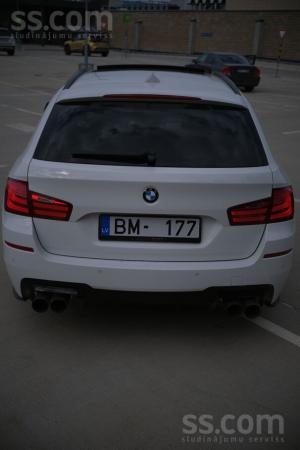 White BMW 520 2011 in Riga, with an engine capacity of 2.00 L and mileage of 285 thousand km for 13800 €, photo 8 on AUTOMOTO.COM.LV