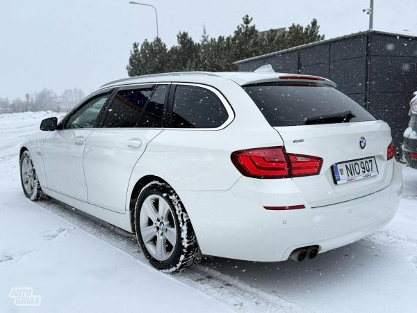 White BMW 520 2011 in Silute, with an engine capacity of 2.00 L and mileage of 300 thousand km for 5999 €, photo 4 on AUTOMOTO.COM.LV