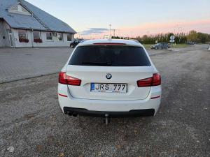 White BMW 520 2011 in Kaunas, with an engine capacity of 2.00 L and mileage of 330 thousand km for 8399 €, photo 5 on AUTOMOTO.COM.LV