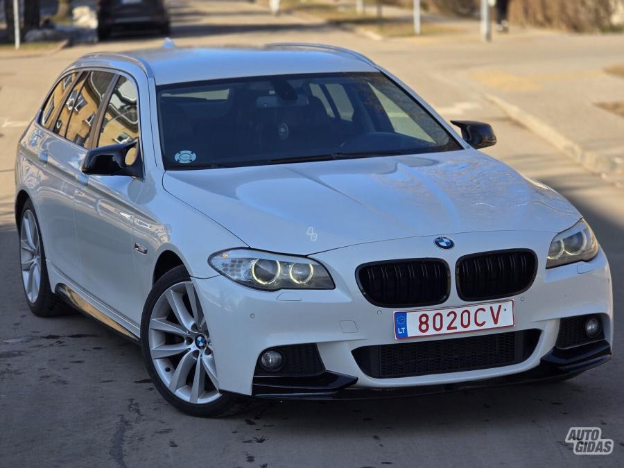 White BMW 520 2011 in Siauliai, with an engine capacity of 2.00 L and mileage of 368 thousand km for 8650 €, photo 1 on AUTOMOTO.COM.LV