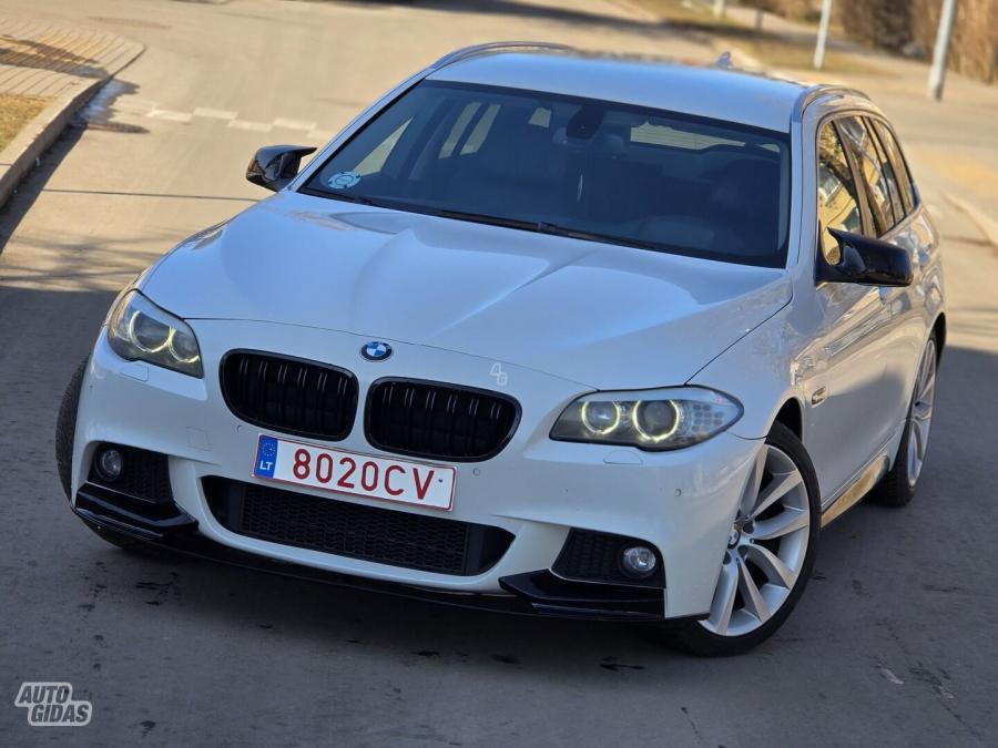 White BMW 520 2011 in Siauliai, with an engine capacity of 2.00 L and mileage of 368 thousand km for 8650 €, photo 7 on AUTOMOTO.COM.LV