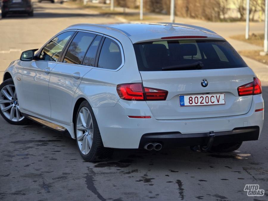 White BMW 520 2011 in Siauliai, with an engine capacity of 2.00 L and mileage of 368 thousand km for 8650 €, photo 15 on AUTOMOTO.COM.LV