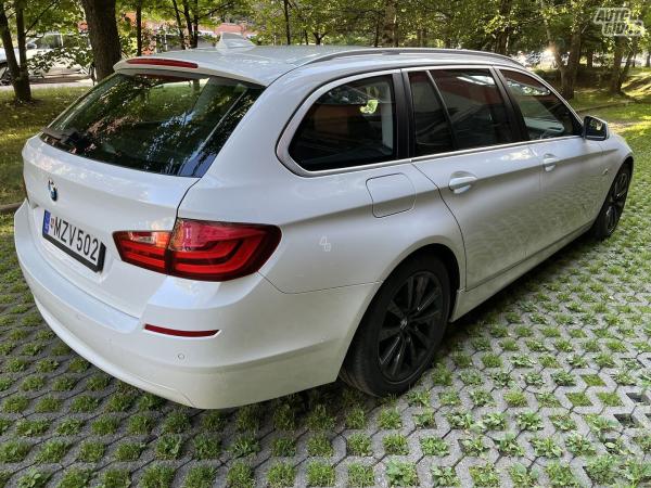 White BMW 520 2011 in Vilnius, with an engine capacity of 2.00 L and mileage of 405 thousand km for 8200 €, photo 6 on AUTOMOTO.COM.LV