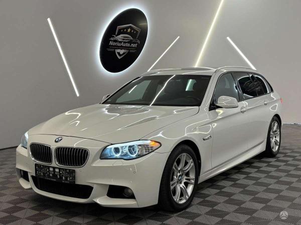 White BMW 520 2011 in Marijampole, with an engine capacity of 2.00 L and mileage of 327 thousand km for 8950 €, photo 6 on AUTOMOTO.COM.LV