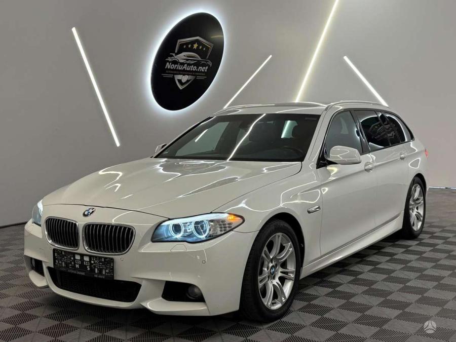 White BMW 520 2011 in Marijampole, with an engine capacity of 2.00 L and mileage of 327 thousand km for 8950 €, photo 7 on AUTOMOTO.COM.LV