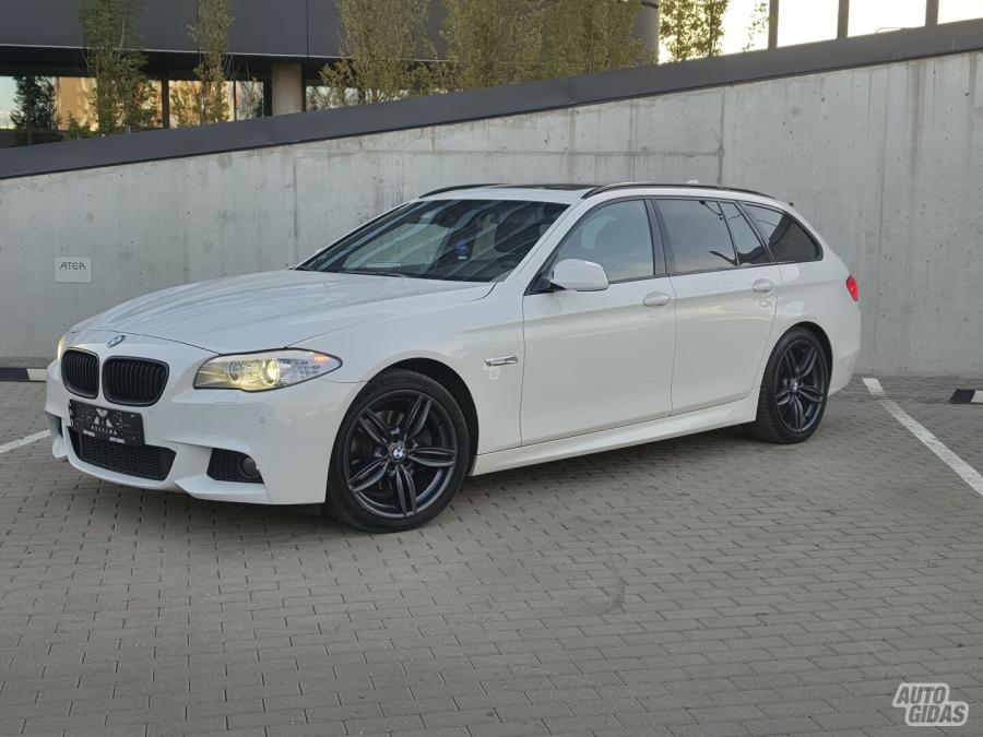 White BMW 520 2011 in Kaunas, with an engine capacity of 2.00 L and mileage of 326 thousand km for 9299 €, photo 6 on AUTOMOTO.COM.LV