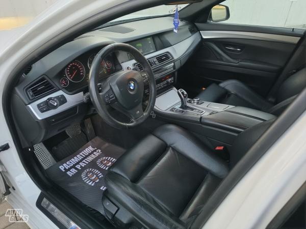 White BMW 520 2011 in Kaunas, with an engine capacity of 2.00 L and mileage of 326 thousand km for 9299 €, photo 9 on AUTOMOTO.COM.LV