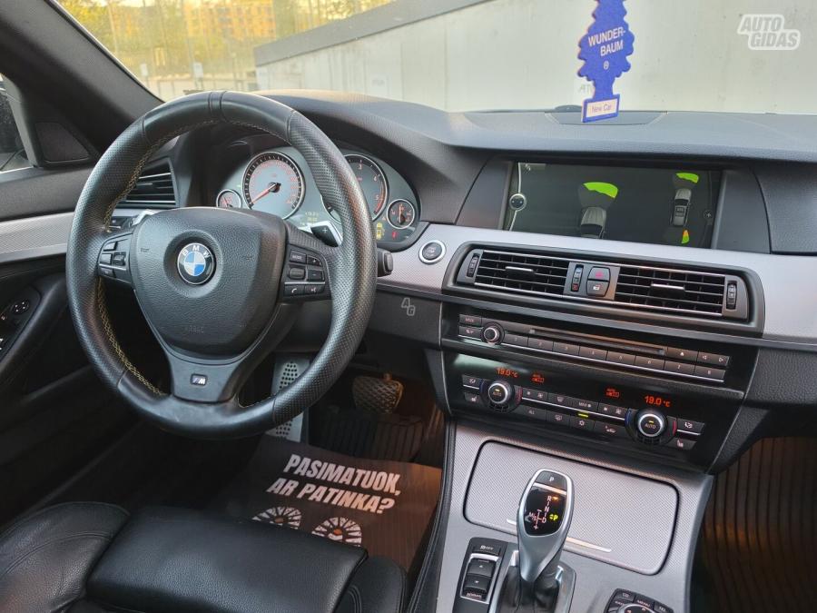 White BMW 520 2011 in Kaunas, with an engine capacity of 2.00 L and mileage of 326 thousand km for 9299 €, photo 15 on AUTOMOTO.COM.LV