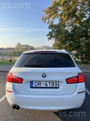 White BMW 520 2011 in Rezekne, with an engine capacity of 2.00 L and mileage of 359 thousand km for 6800 €, photo 9 on AUTOMOTO.COM.LV