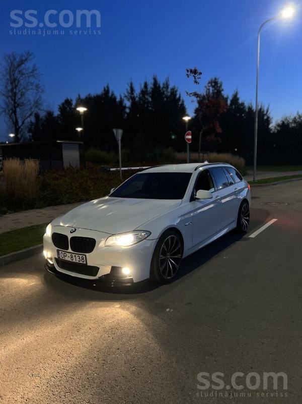White BMW 520 2011 in Riga, with an engine capacity of 2.00 L and mileage of 280 thousand km for 6500 €, photo 3 on AUTOMOTO.COM.LV