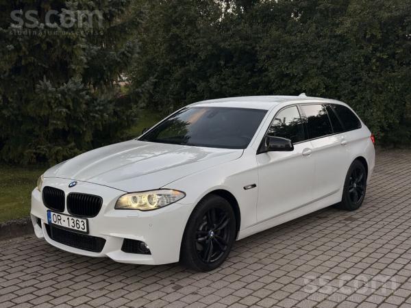 White BMW 520 2011 in Dobele, with an engine capacity of 2.00 L and mileage of 265 thousand km for 9385 €, photo 1 on AUTOMOTO.COM.LV