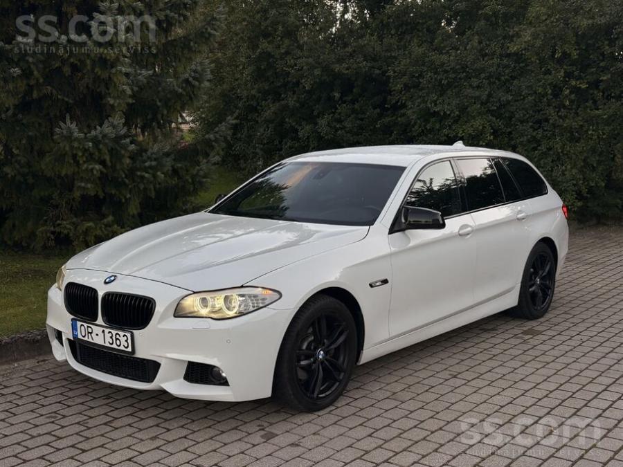 White BMW 520 2011 in Dobele, with an engine capacity of 2.00 L and mileage of 265 thousand km for 9385 €, photo 1 on AUTOMOTO.COM.LV