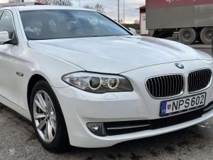 White BMW 520 2012 in Vilnius, with an engine capacity of 2.00 L and mileage of 250 thousand km for 5600 €, photo 2 on AUTOMOTO.COM.LV